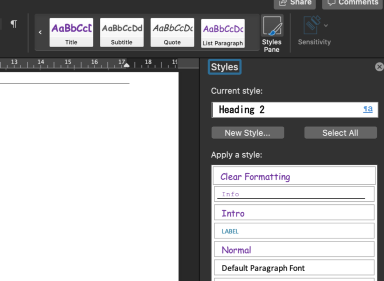 word-tips-create-new-style | Wheatleys